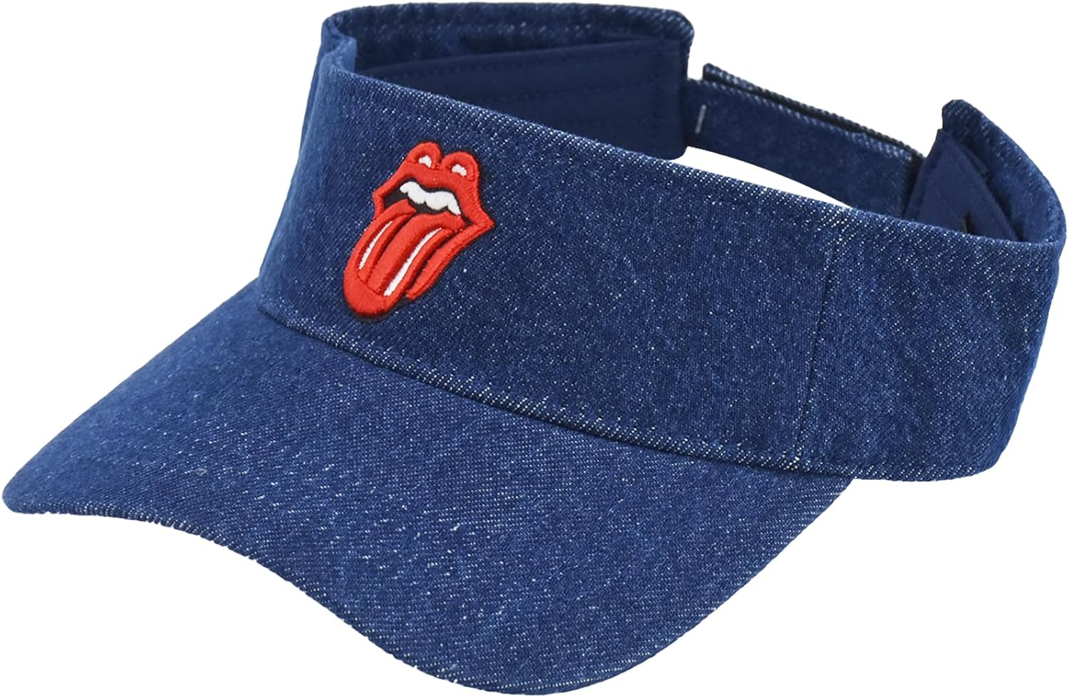 The Rolling Stones Women's Visor Hat, Lips Logo Adjustable Cotton Sun ...