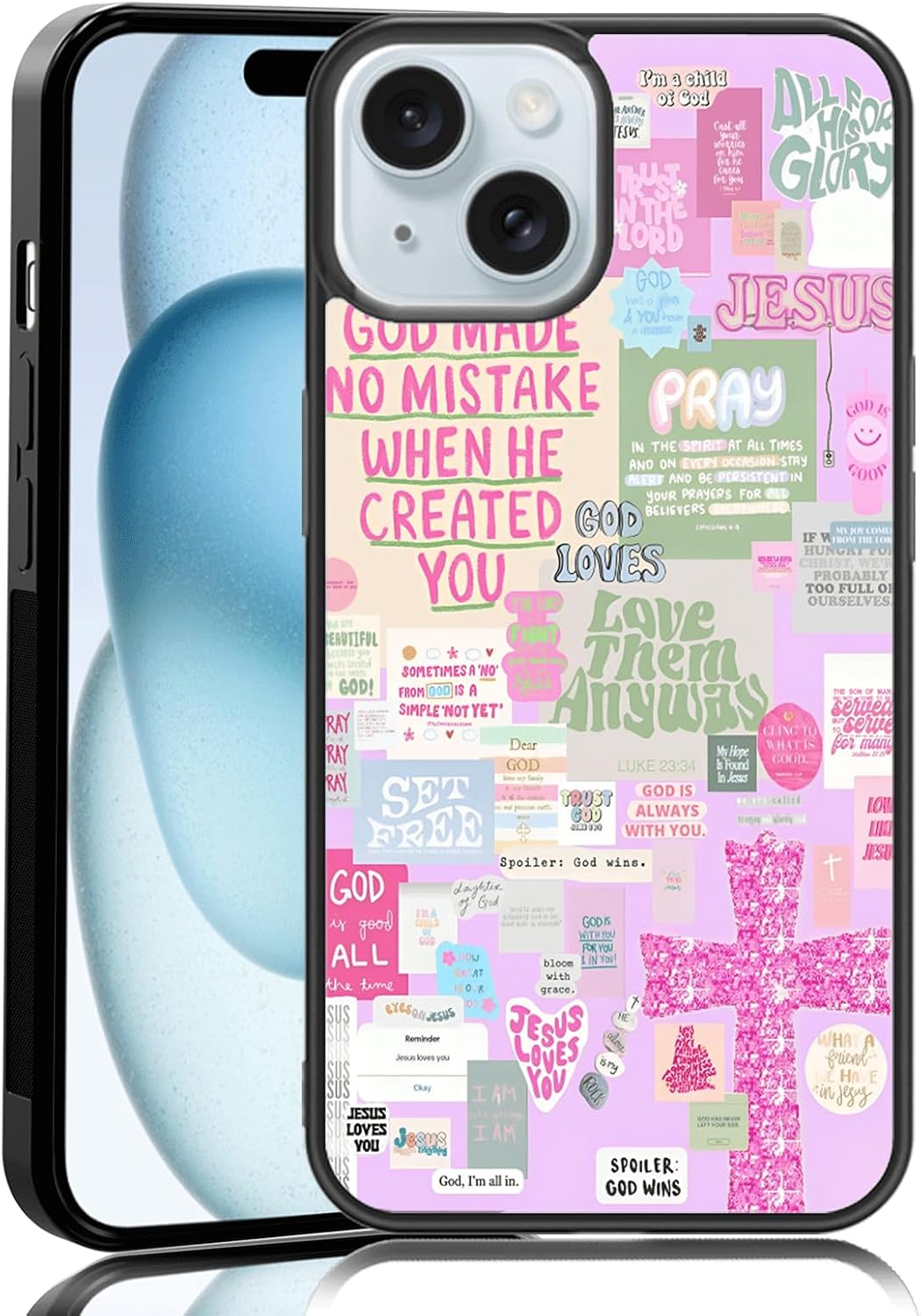 Amazon.com: MMYAJT Classic Religious Sayings Christian Phone Case Fit ...