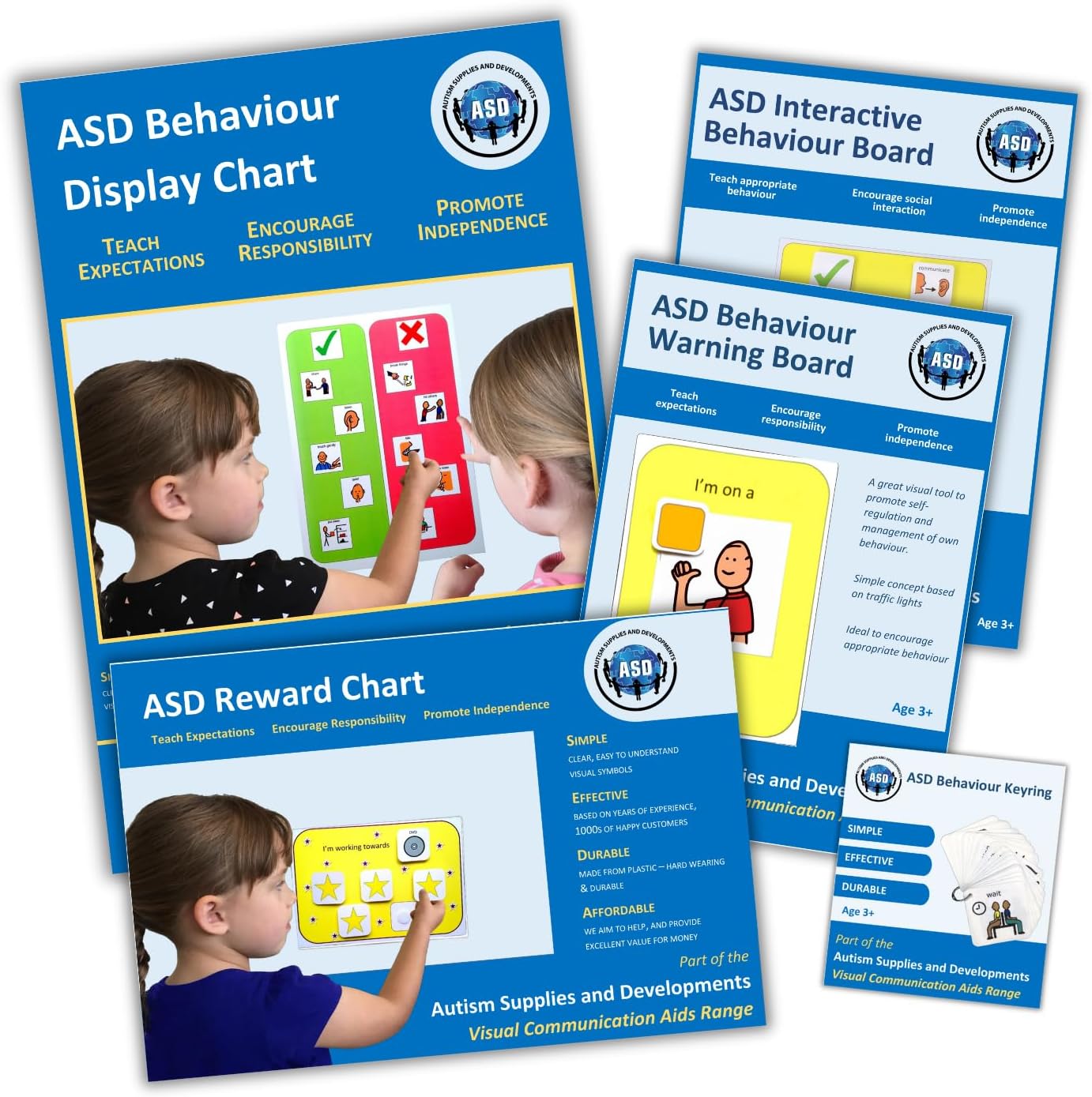Amazon.com : Mega Behavior Visuals Bundle - Visual Schedules for Kids ...