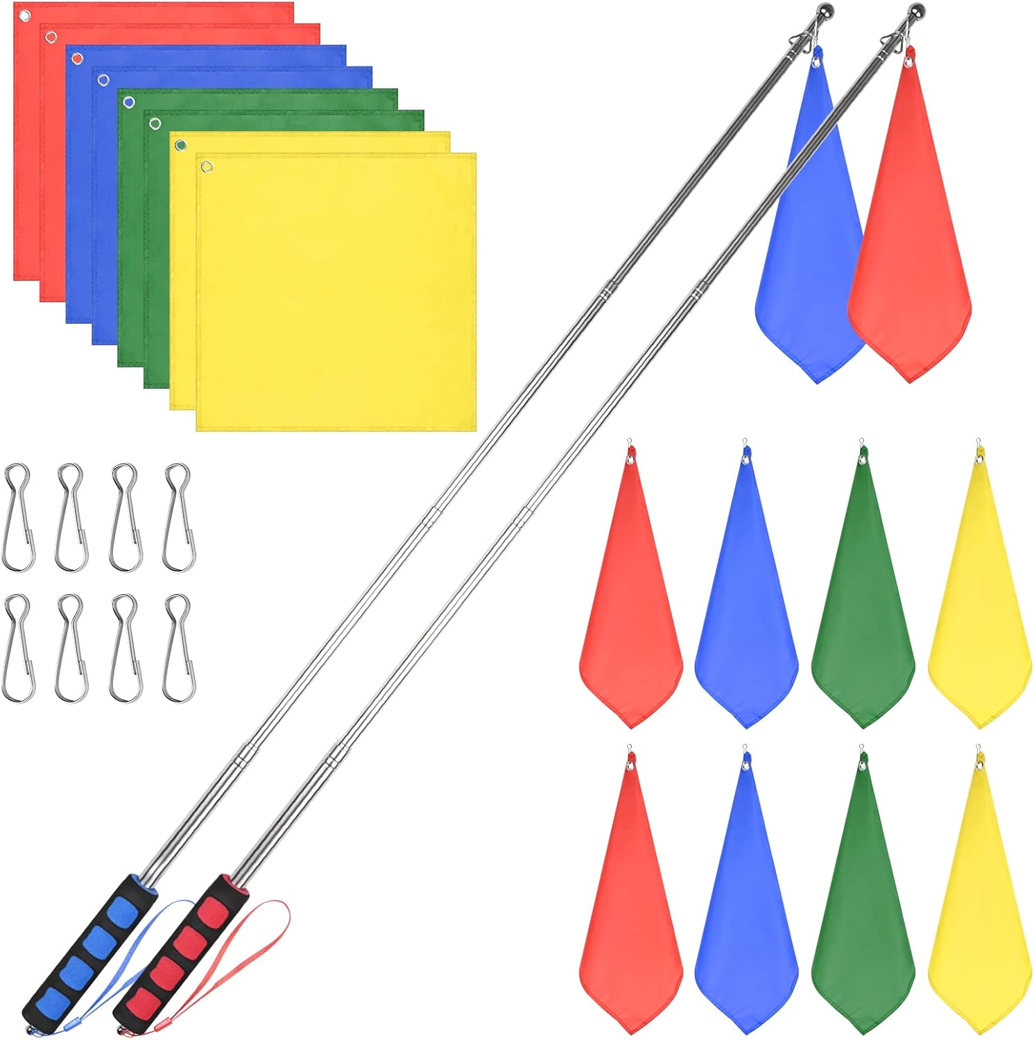 Amazon.com : VAIPI 8Pcs Equestrian Training Flag Horse Training Flag ...