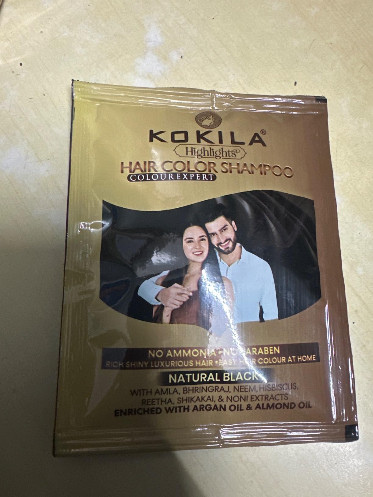 Buy Kokila Unisex Hair Color Shampoo Sachet, Color in just 5 minutes ...