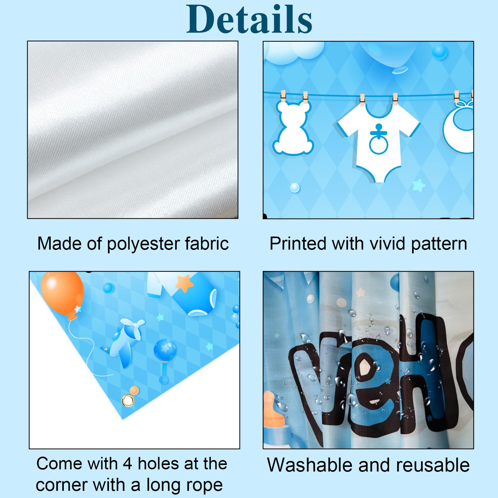 Snapklik.com : Welcome Home Baby Boy Door Banner, Its A Boy Welcome ...