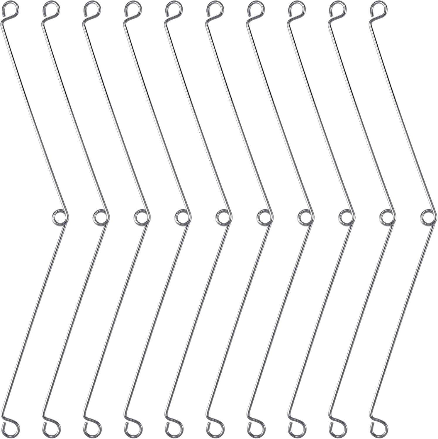 AINCIRS 10 Pcs Recessed Lighting Spring Clips, Metal Torsion Spring ...