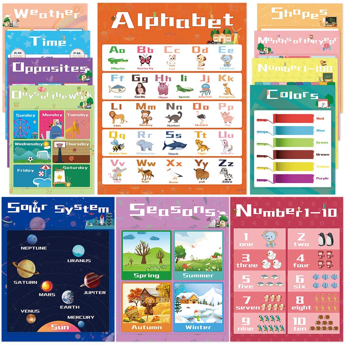 Buy 12 Pcs Educational Preschool S For Toddlers Preschoolers Kids Buy 12 Pcs Educational Preschool S For Toddlers Preschoolers Kids
