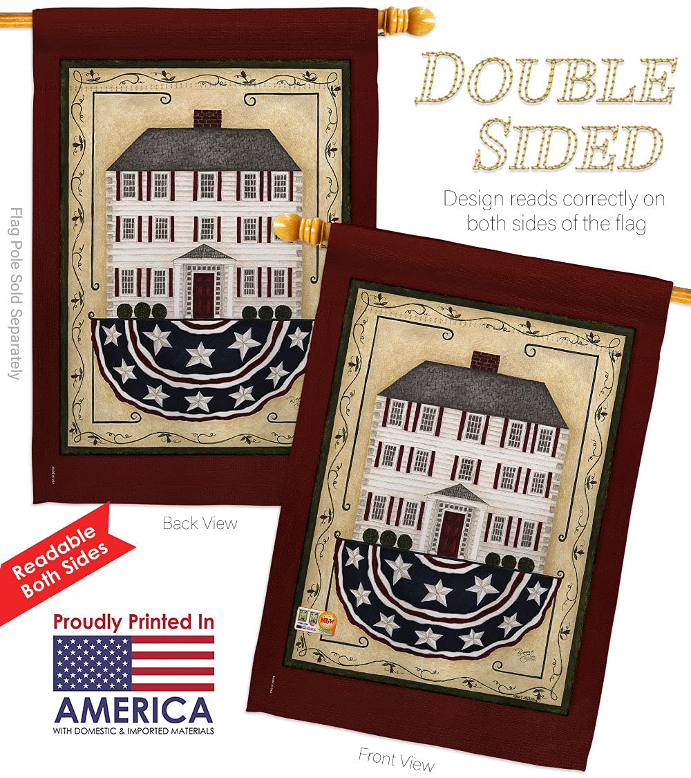 Rustic Country Living Flag