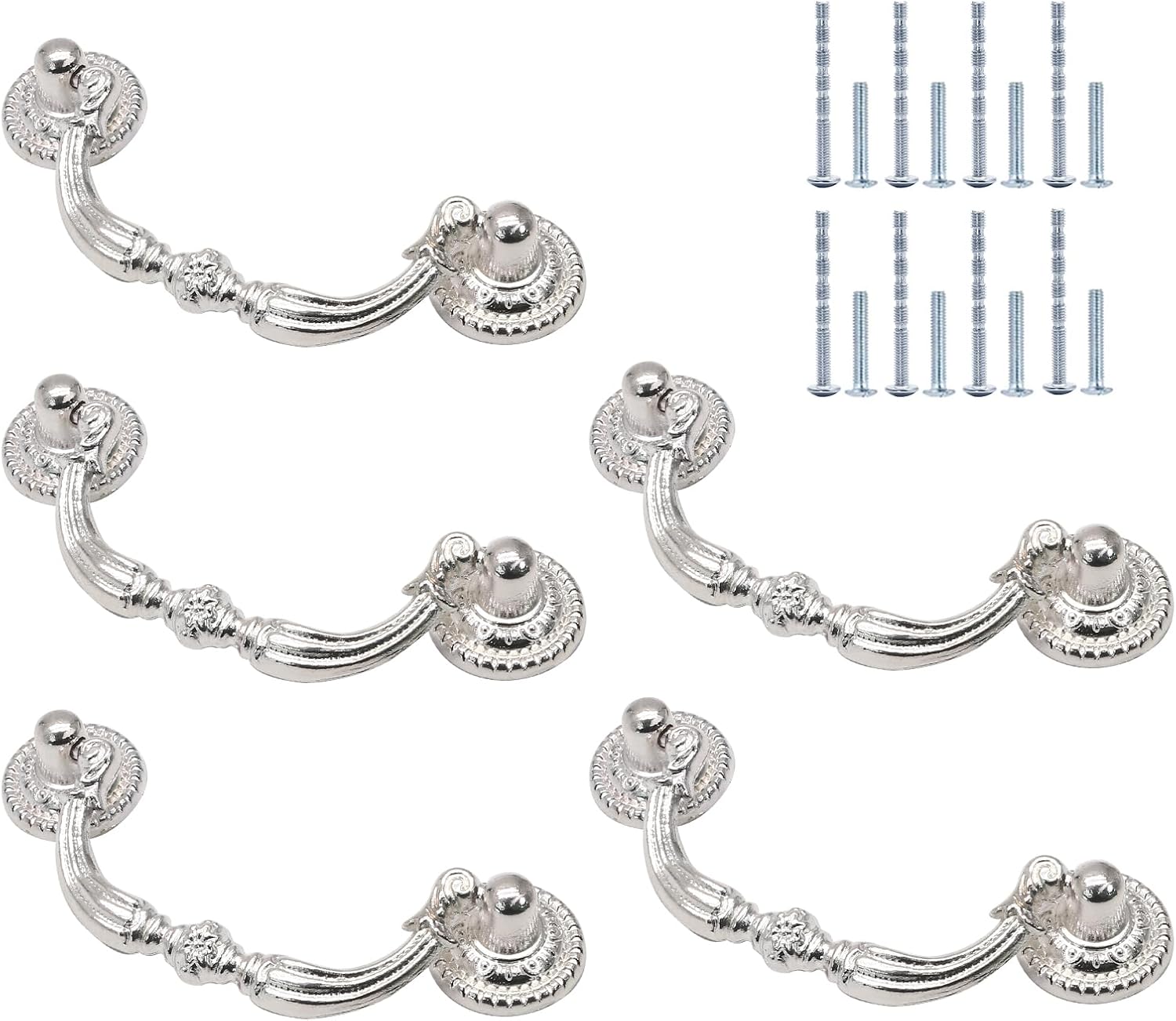 Amazon.com: Murtenze 5 Pack Vintage Drop Bail Pulls Handles, 2.83 Inch ...
