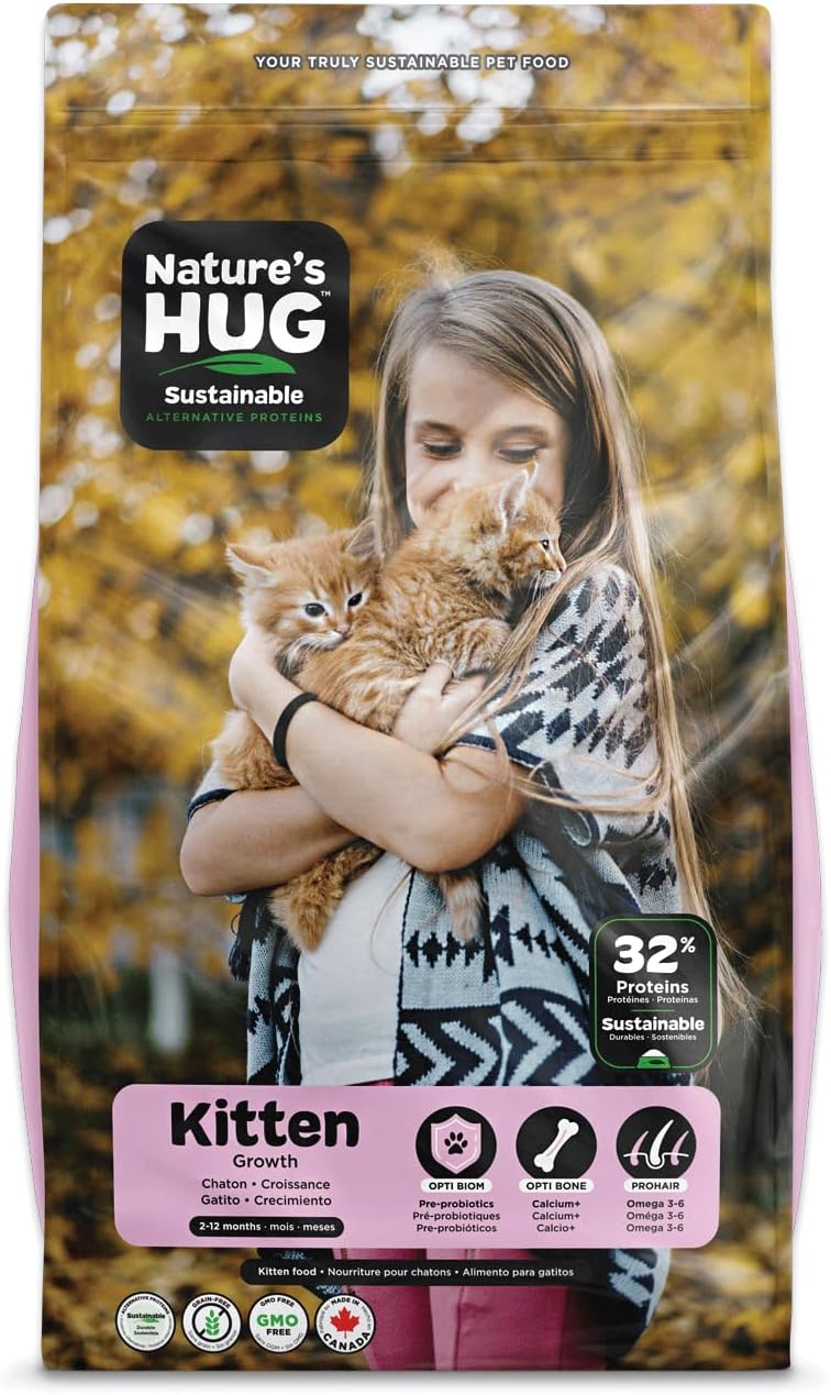 Amazon | 総合栄養食 グレインフリー GMOフリー キャットフード ネイチャーズハグ Nature's HUG CAT キトン グロース 1.81kg | Nature's HUG ...