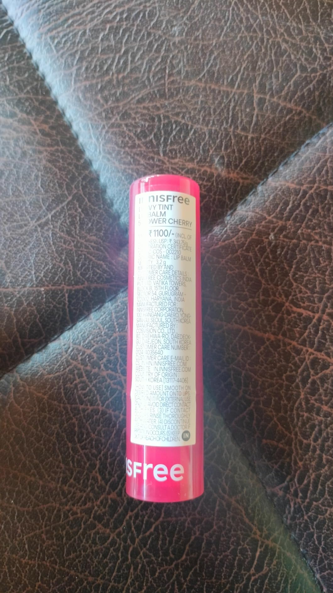 Innisfree Dewy Tint Lip Balm - Baby Pink 3.2g with Hyaluronic Acid ...