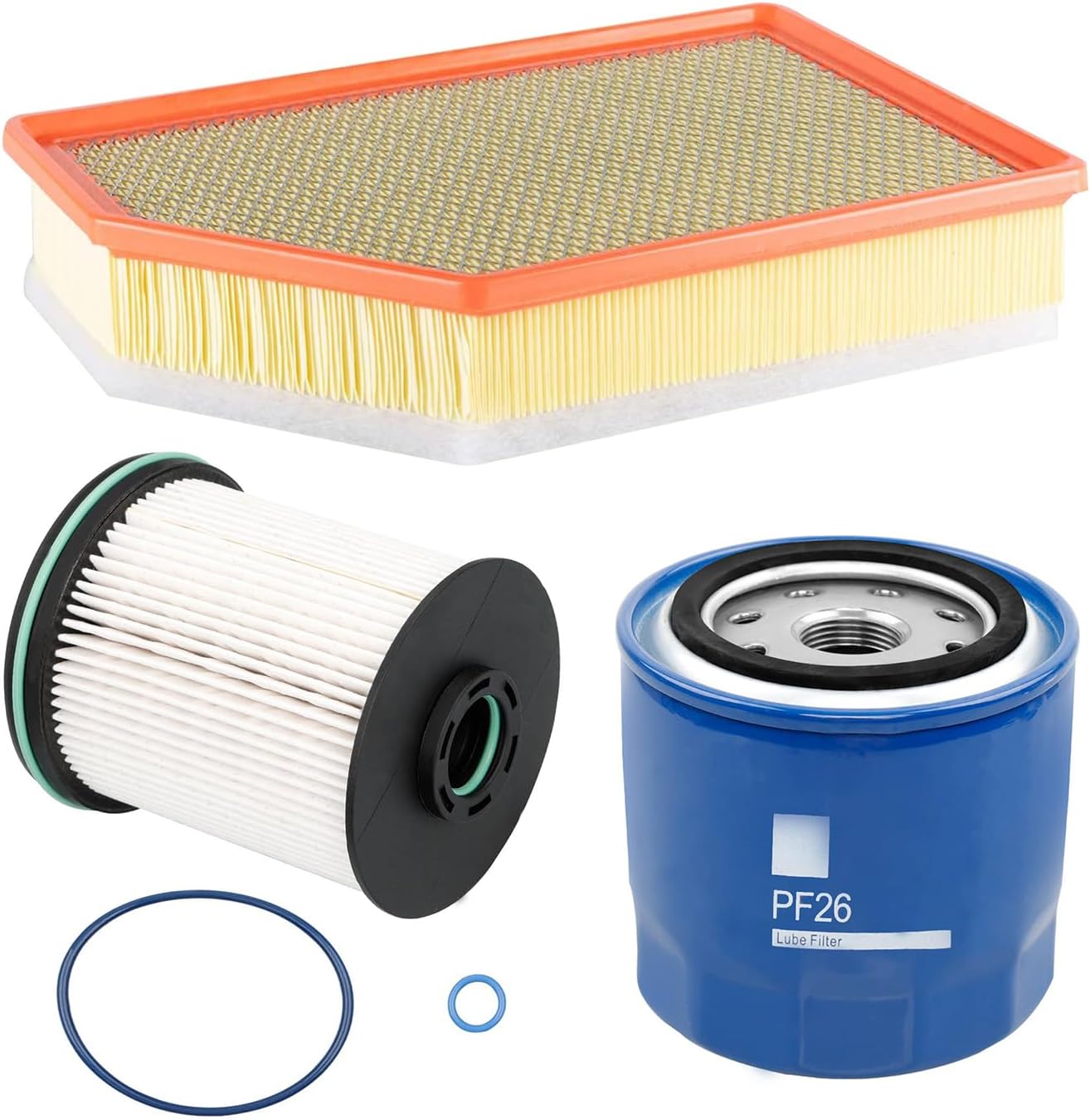 Amazon.com: Diesel 6.6L Duramax Filter Kit- TP1015, PF26 A3248C ...