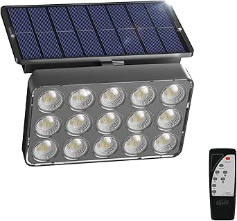 Amazon.com: Liper Solar Floodlights 6500K 2200 mAh Rechargeable ...