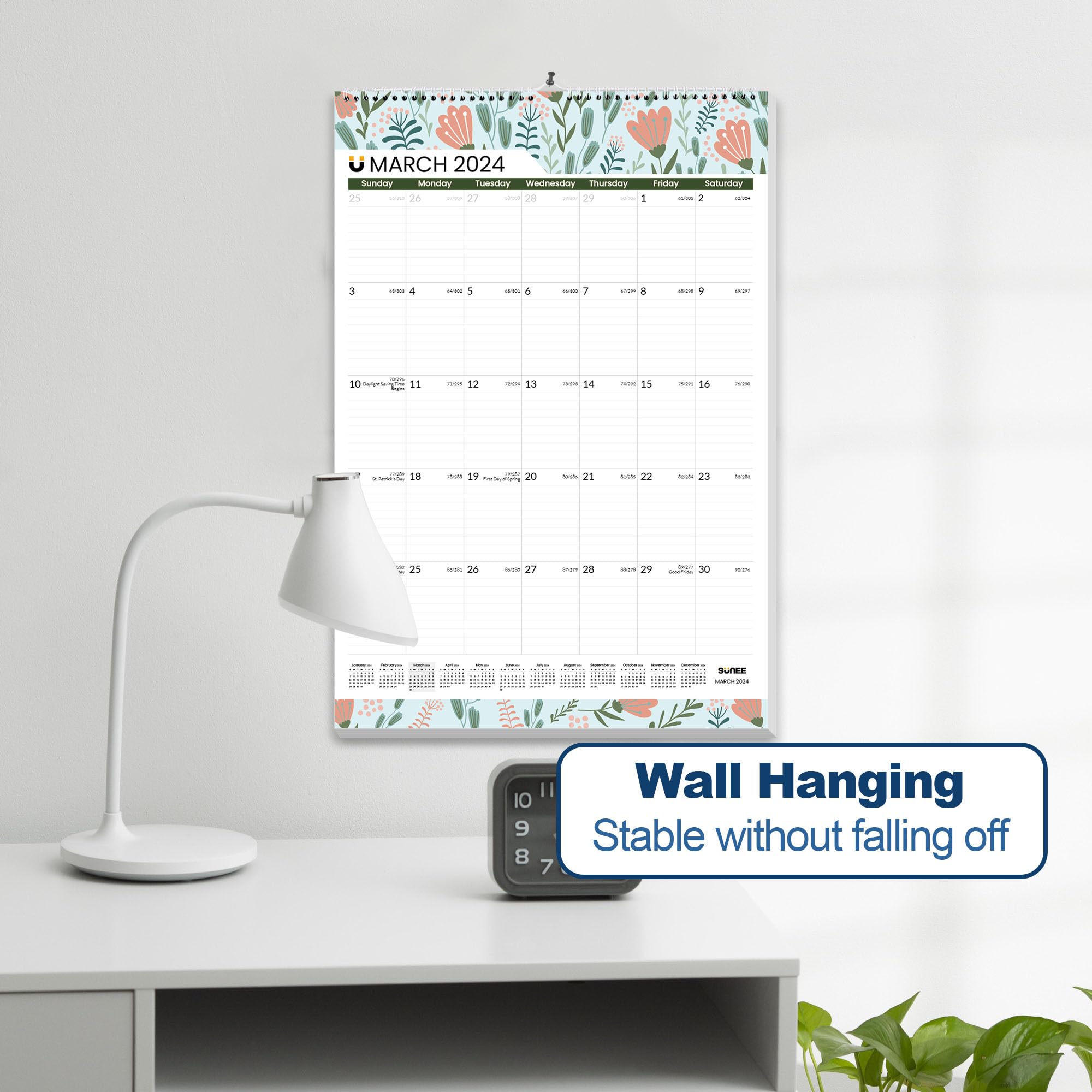 Snapklik.com : SUNEE 2024-2025 Large Wall Calendar 2275x155