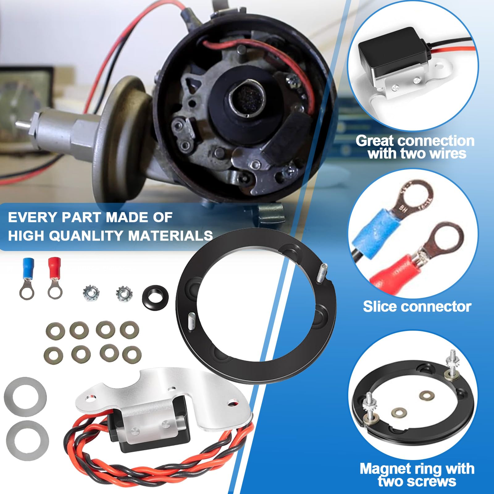 Amc 304 V8 1181 Electronic Ignition Conversion Kit Delco 8 Cylinder ...