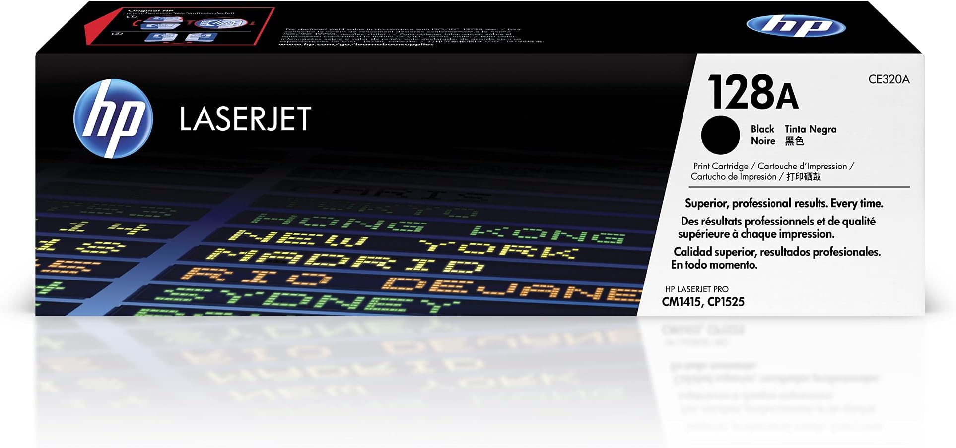 Amazon.com: HP 128A Black Toner Cartridge | Works with HP LaserJet Pro ...