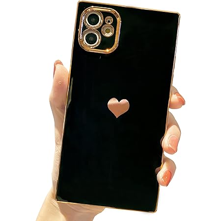 Amazon.com: Cocomii Square iPhone 11 Case - Square Plated Plain Color ...