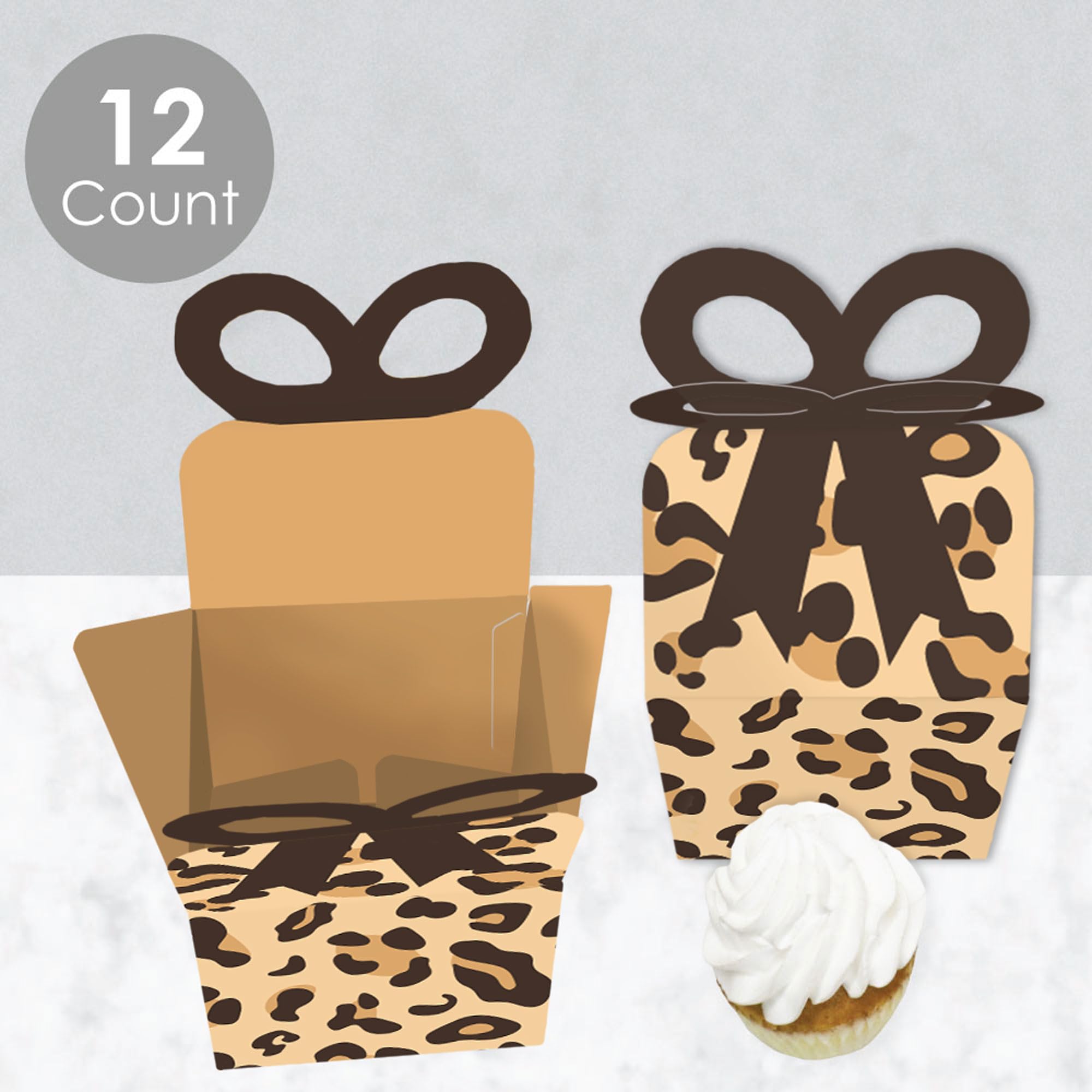 Cheetah Print Favor Boxes