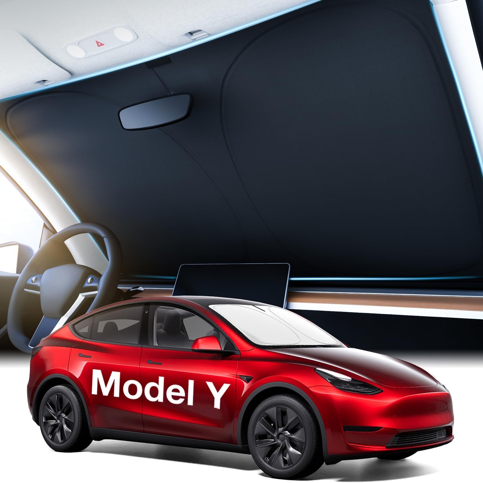 Amazon.com: Electric Sunshade Roof for Tesla Model Y, Retractable ...