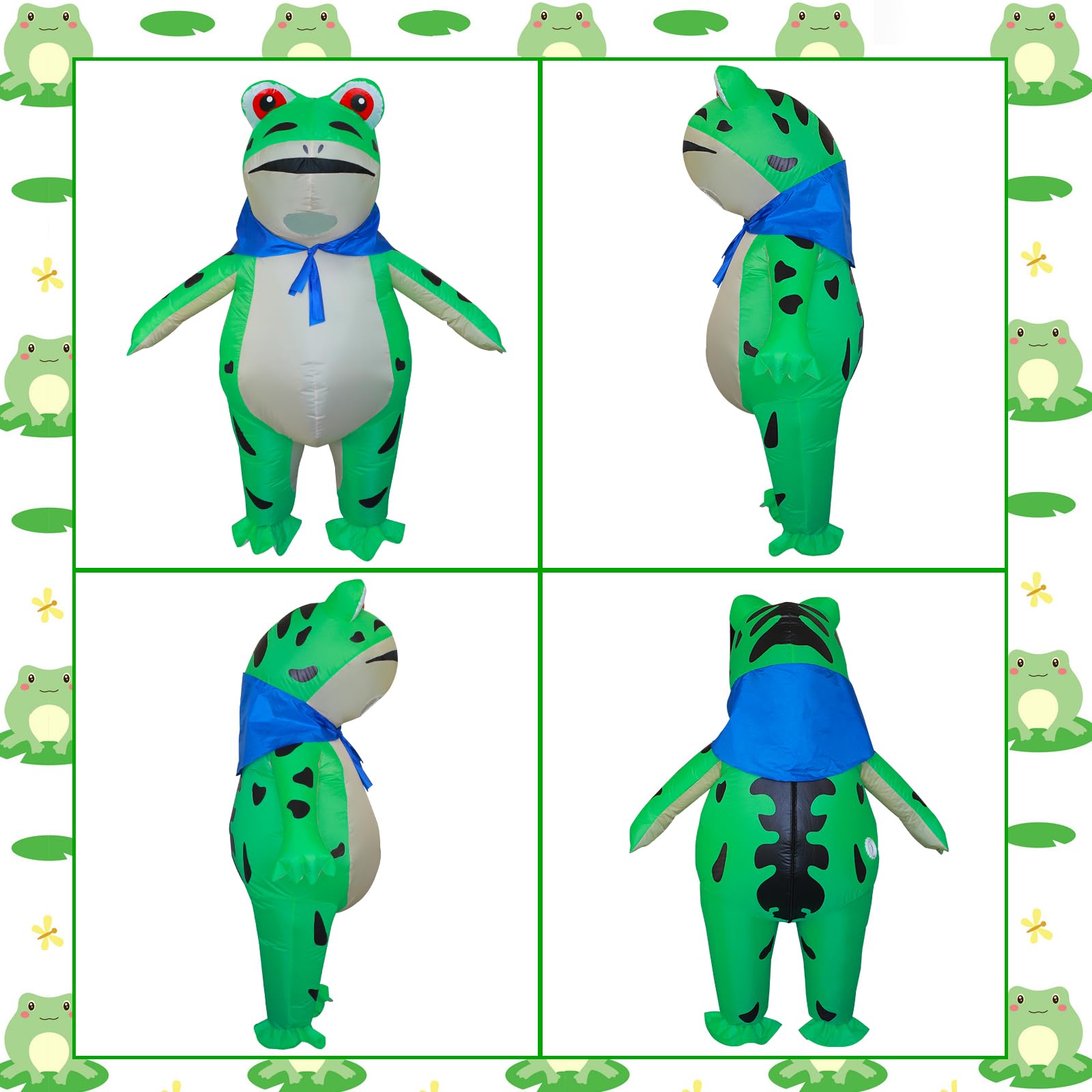 Snapklik.com : Inflatable Frog Costume For Kids Halloween Cute Animal ...