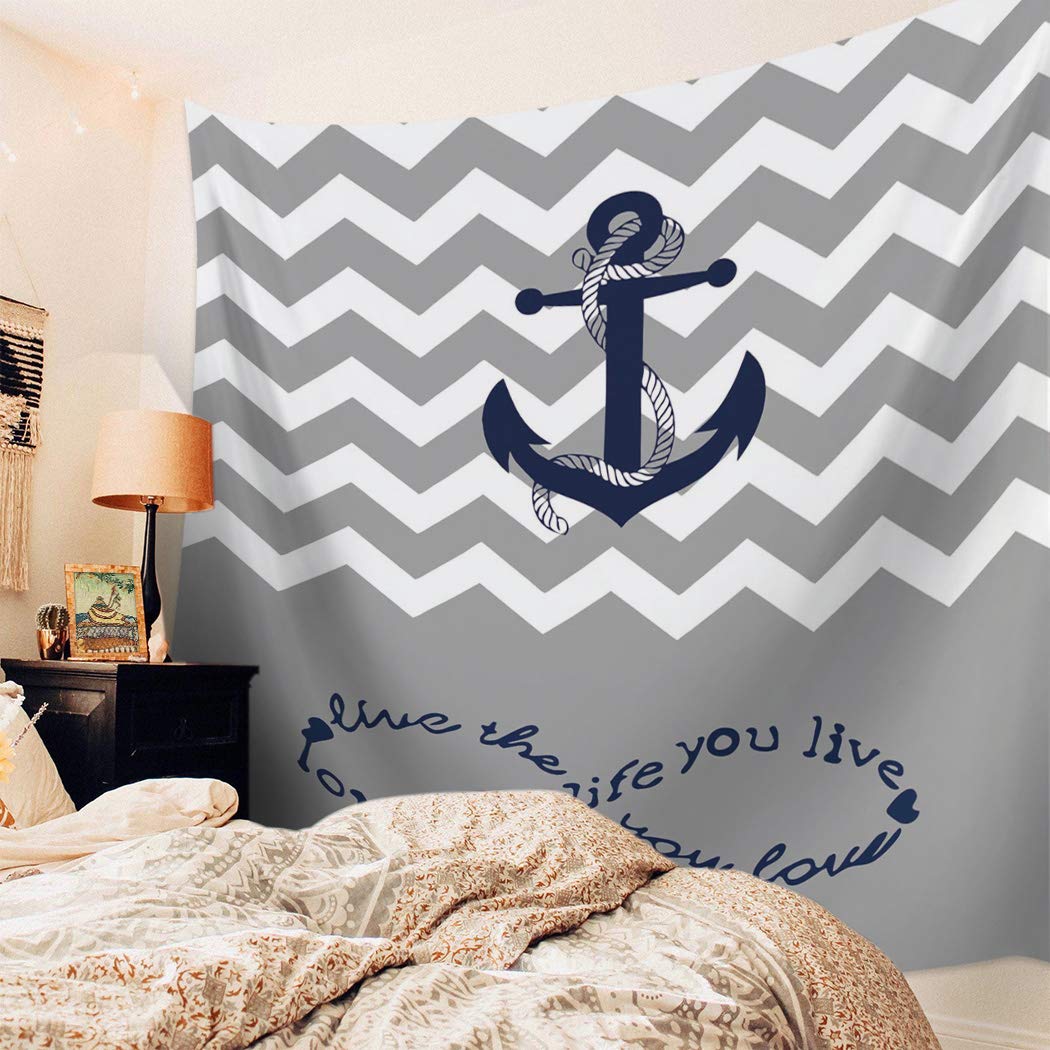 Chevron Anchor Wallpaper