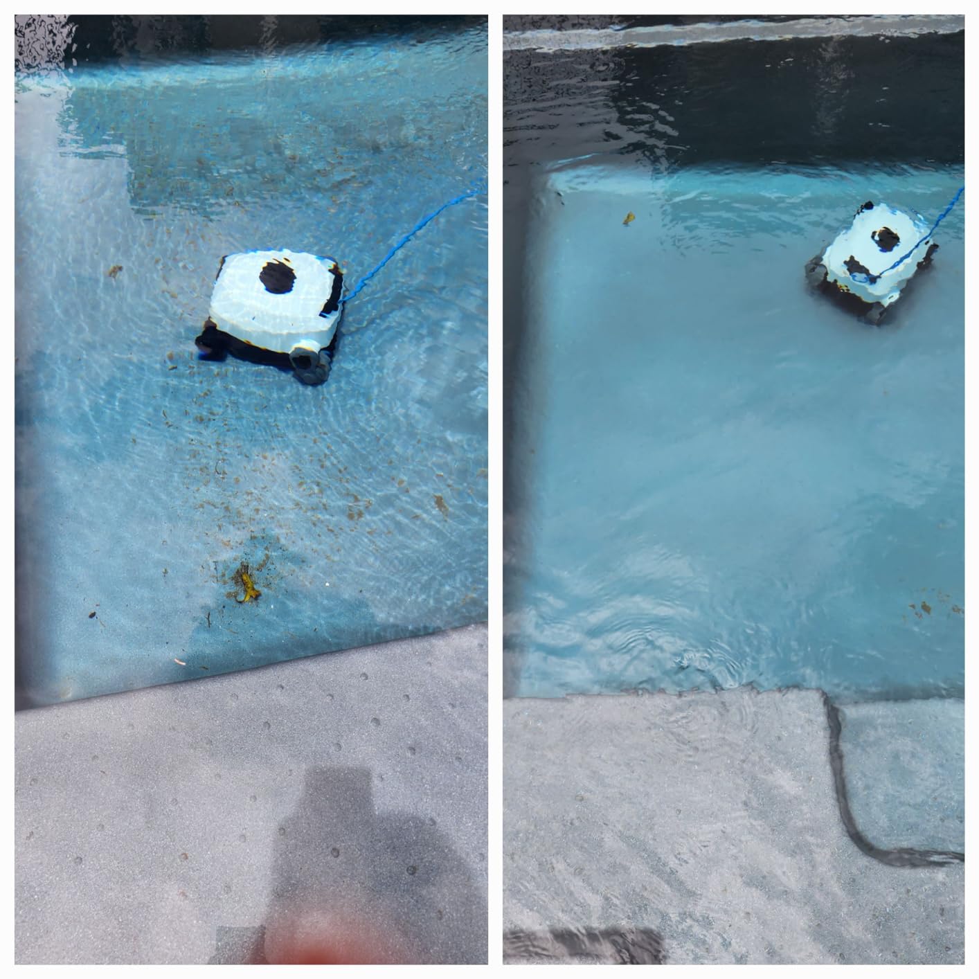 Nu Cobalt NC23 Smart Logic Robotic Pool Cleaner for Above Ground and In ...