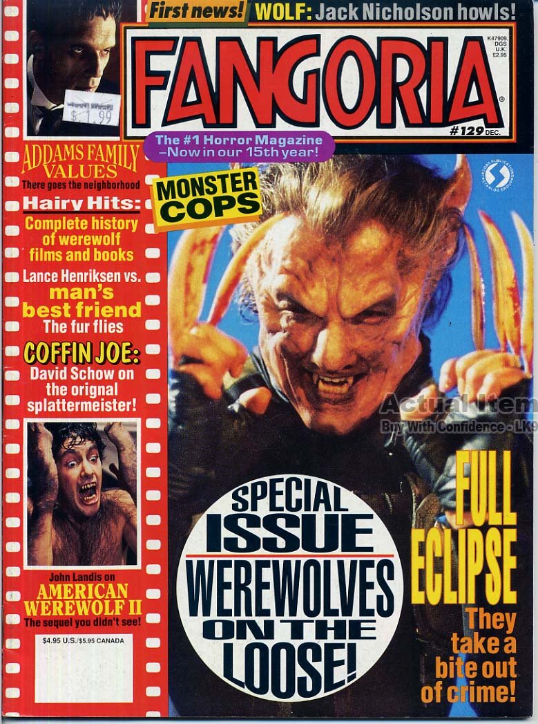 Fangoria Horror Magazine Issue # 129 December 1993: Starlog: Amazon.com ...