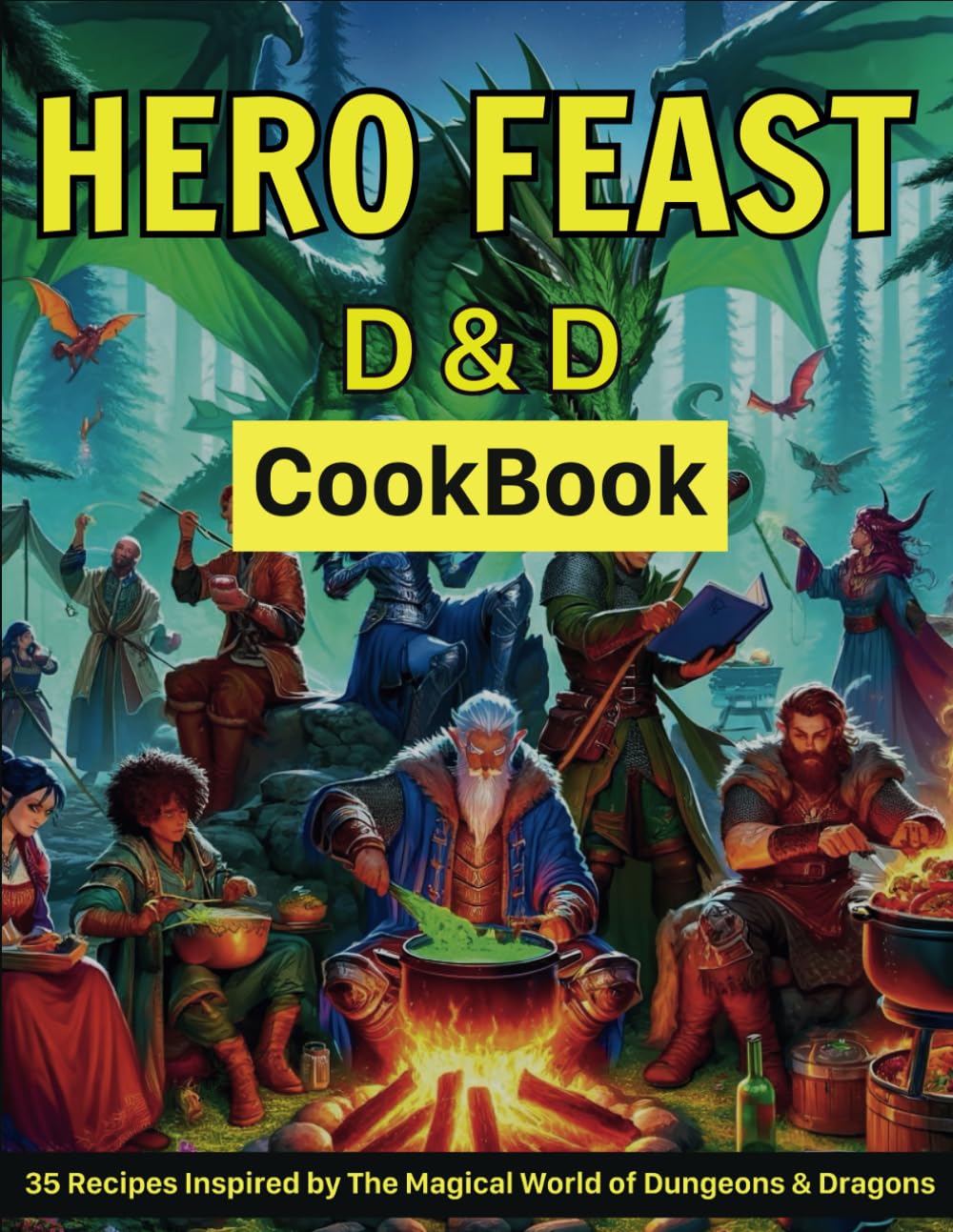 Snapklik.com : Hero Feast D&D Cookbook: 35 Recipes Inspired By The ...