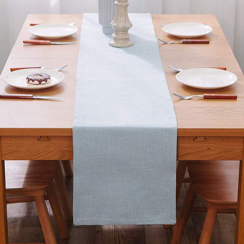 Amazon.com: Soft Caddice Faux Linen 2 Side Table Runner, eco-Friendly ...