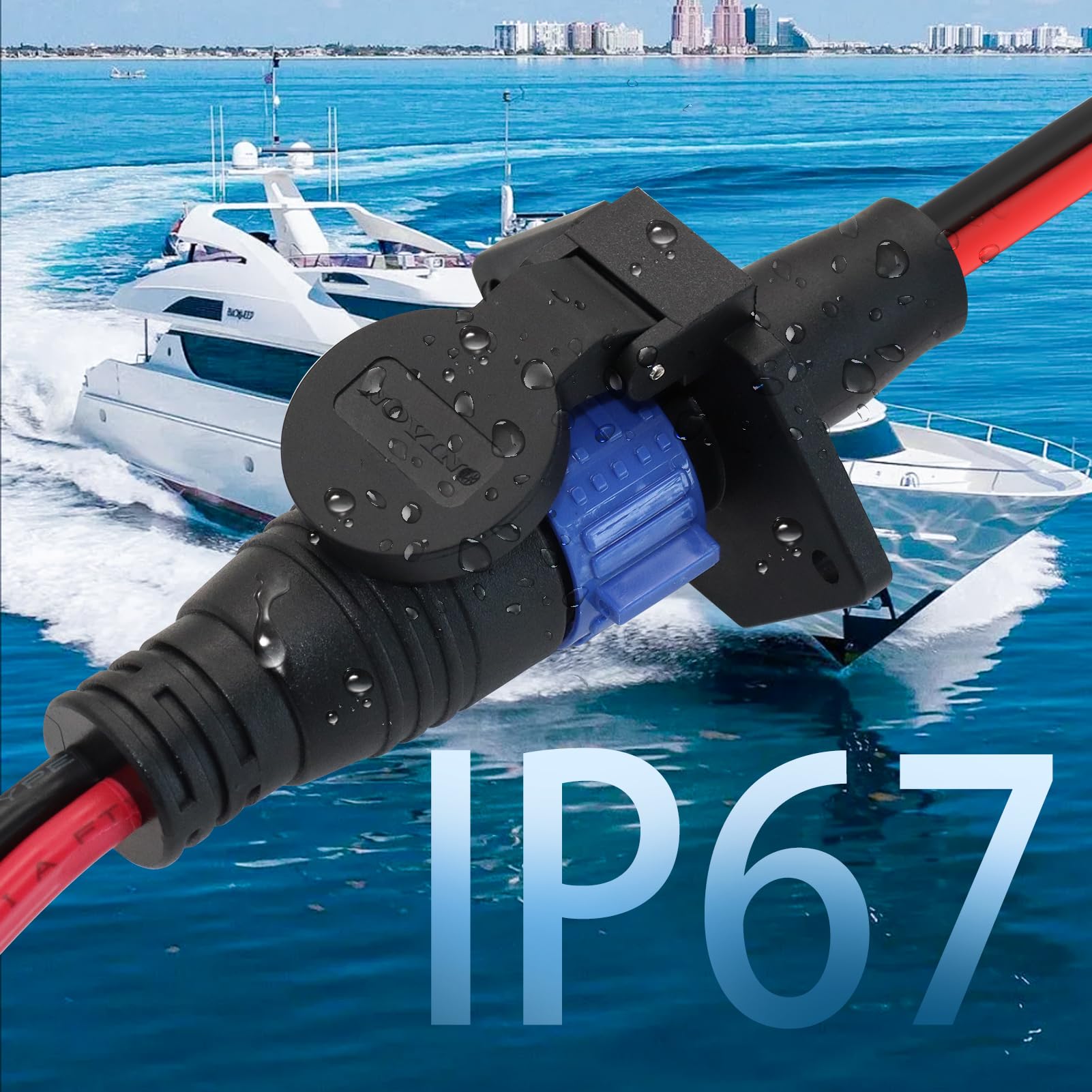 Snapklik.com : Trolling Motor Plugs For Minn Kota 12V/24V/36V/48V 2 ...