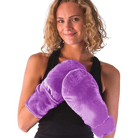 Amazon.com: Microwavable Therapy Mittens with Flaxseed – Moist Heat ...