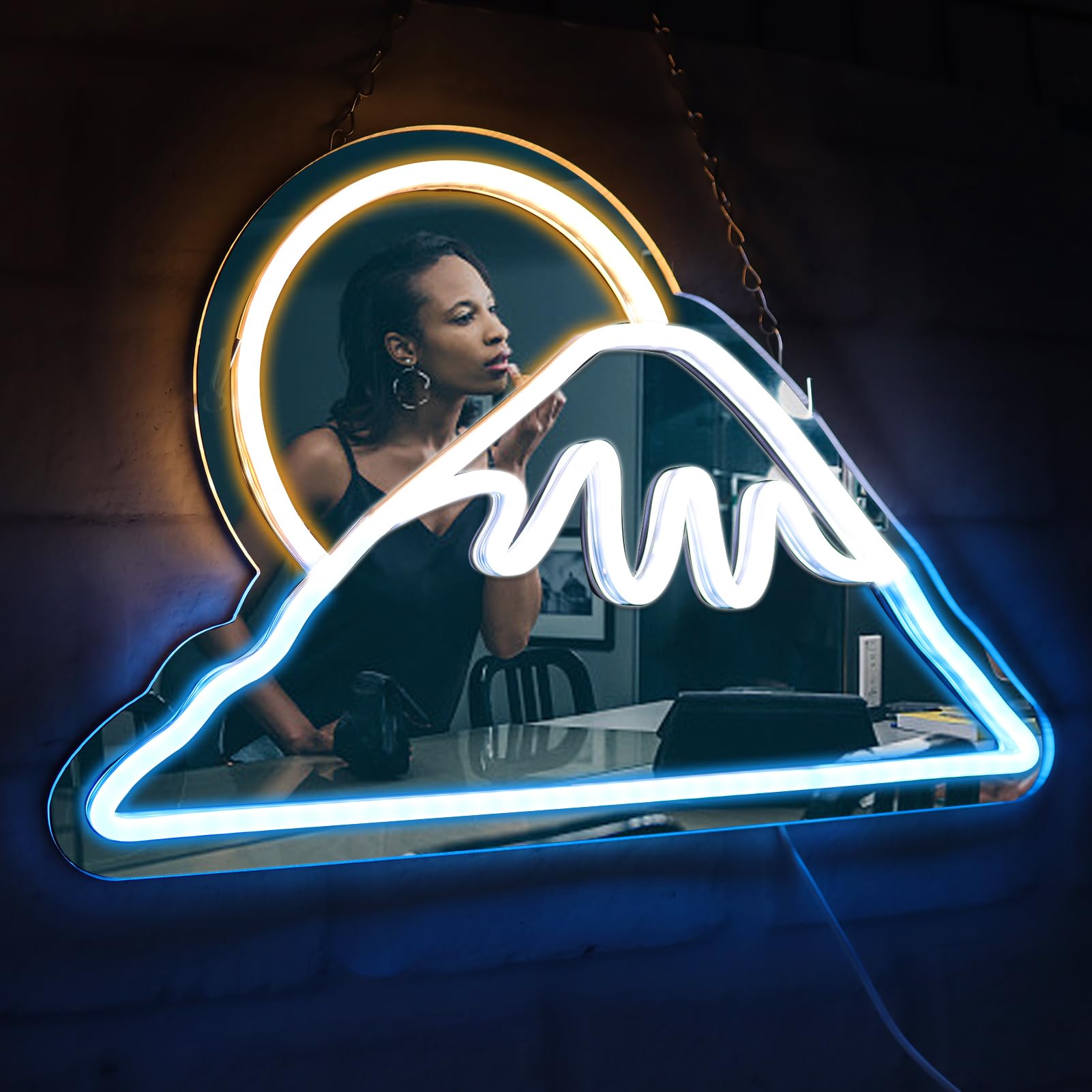 Snapklik.com : Mount Fuji Mirror Sunset Sunrise Neon Signs For Wall ...