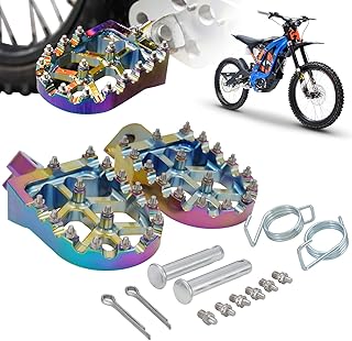 AnXin Foot Pegs Motorcycle Universal CNC Footpeg Footrest For PW 50 80 ...