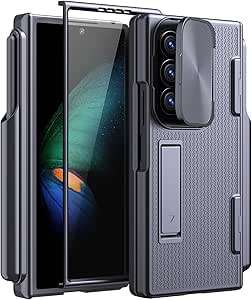 Amazon.com: KJSK for Samsung Galaxy Z Fold 6 Case, with S Pen Holder, Built-in Hinge Protection ...