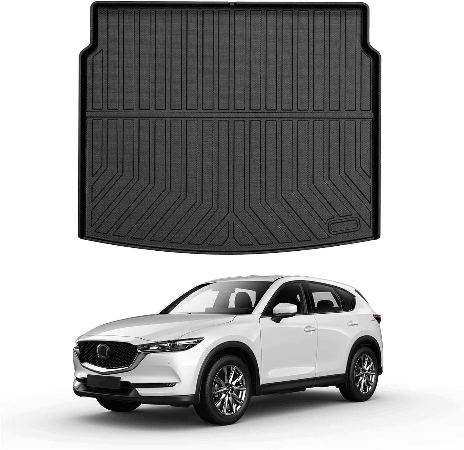 Amazon | Hotfield マツダ 新型 CX-60 CX60 KH系 トランクマット ラゲッジマット カーボンファイバー調 防水 | フロアマット | 車＆バイク