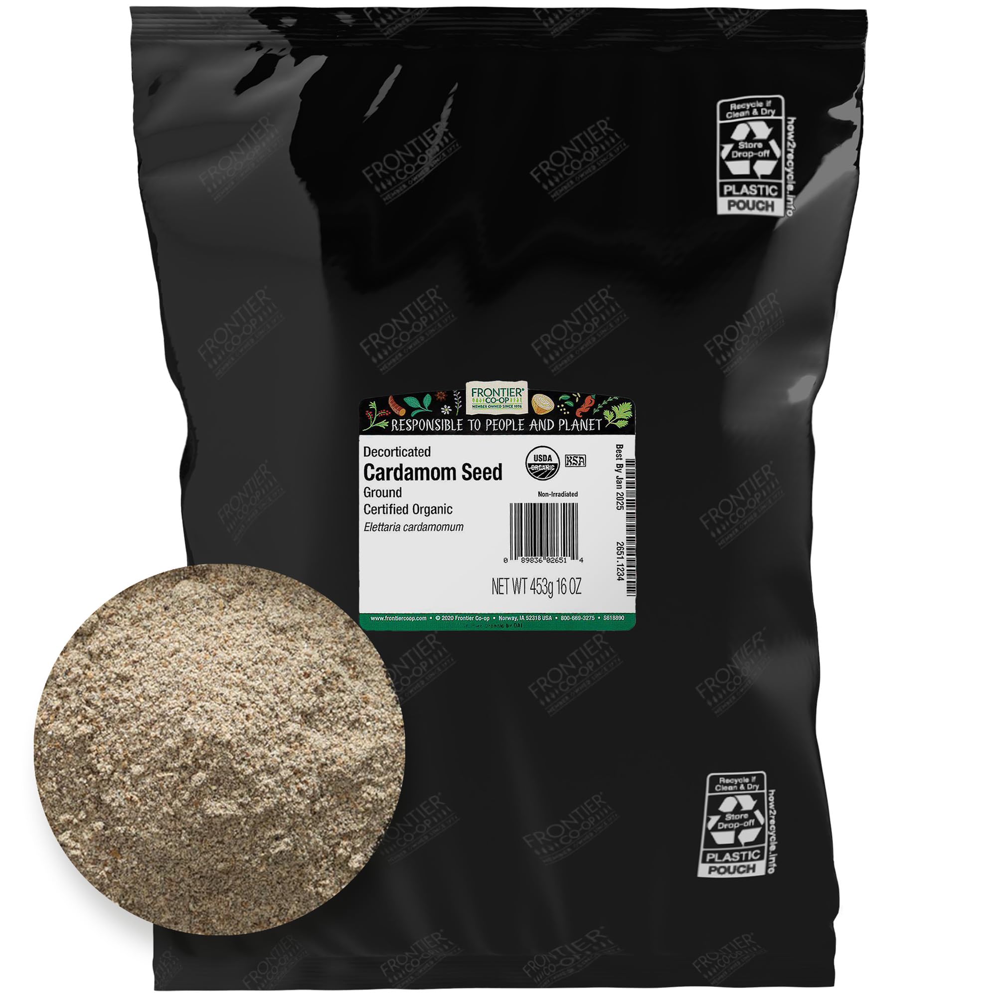 Amazon.com : Frontier Cardamom Seed, Decorticated (no Pods), Powder ...