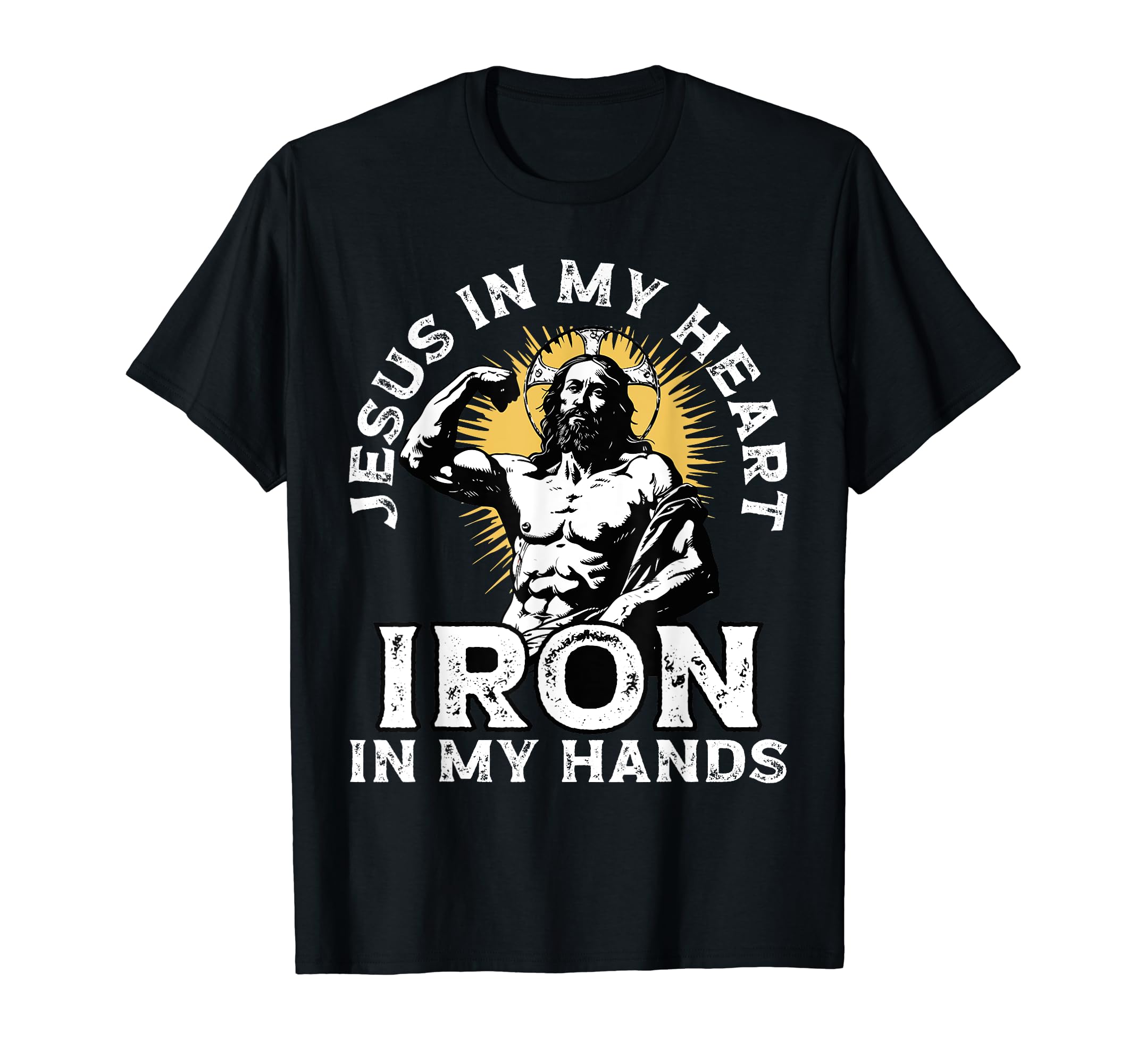Amazon.com: Gym And Jesus Christian Bodybuilder Religious Bodybuilding ...