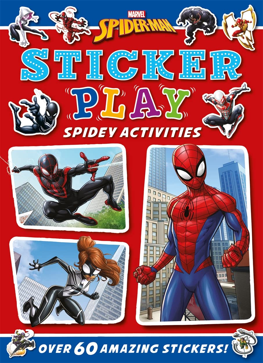 Marvel Spider-Man: Sticker Play Spidey Activities: Amazon.co.uk: Marvel ...