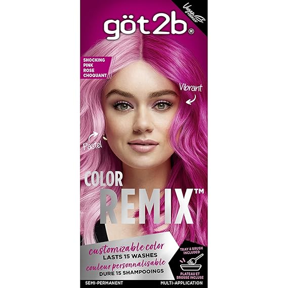 Amazon.com : Got2b Color Remix, Customizable Semi-Permanent Hair Color ...
