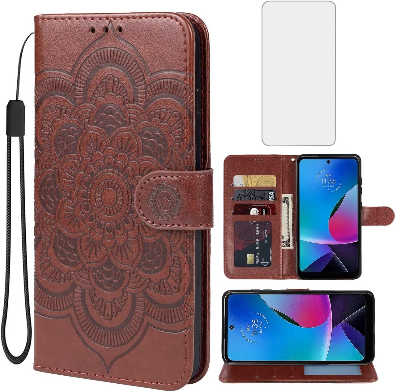 Amazon.com: Yodueiv for Moto G Play 2023/Moto G Power 2022/Moto G Pure ...