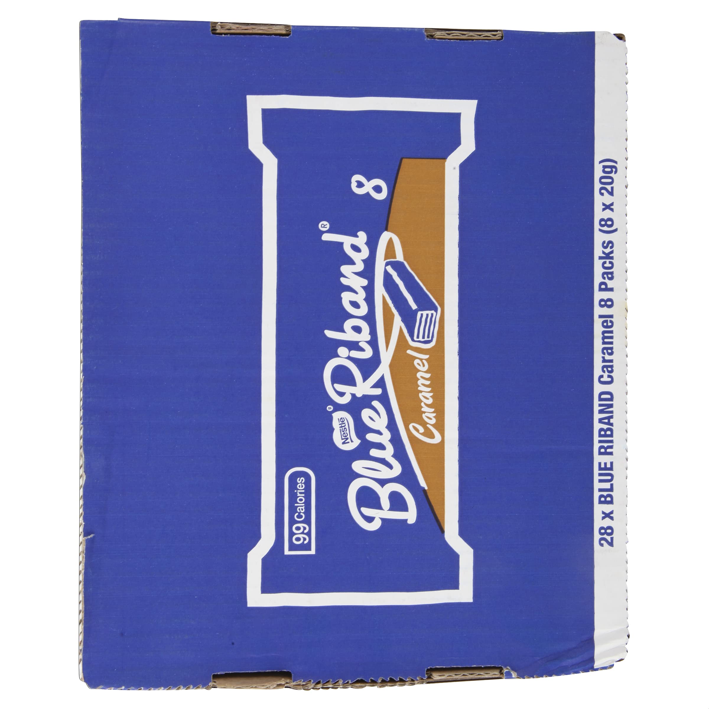 Blue Riband Milk Chocolate Caramel Wafer Biscuit Bar Multipack, 8 x 20g ...