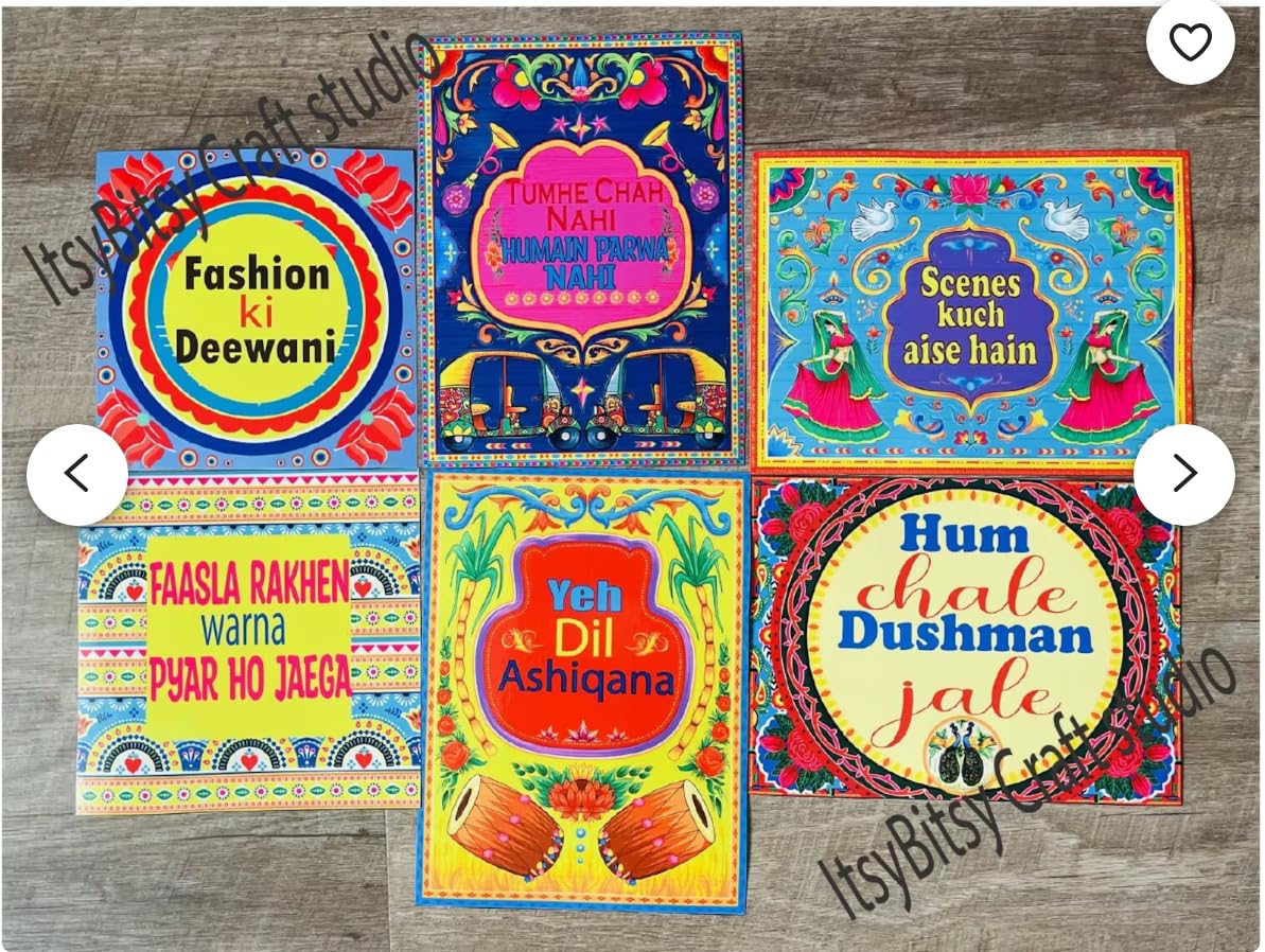 Amazon.com: Truck art props, party photo props, pakistani,indian props ...