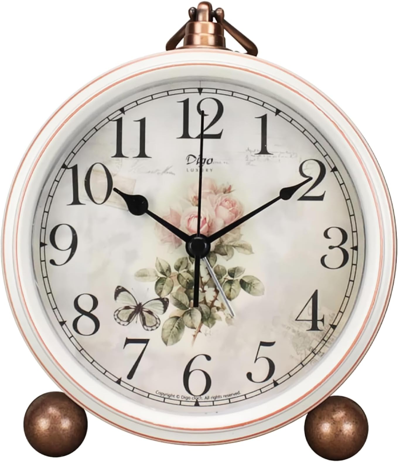 Amazon.com: Deco 79 Metal Scroll Clock, 11" x 3" x 17", Brown : Home ...