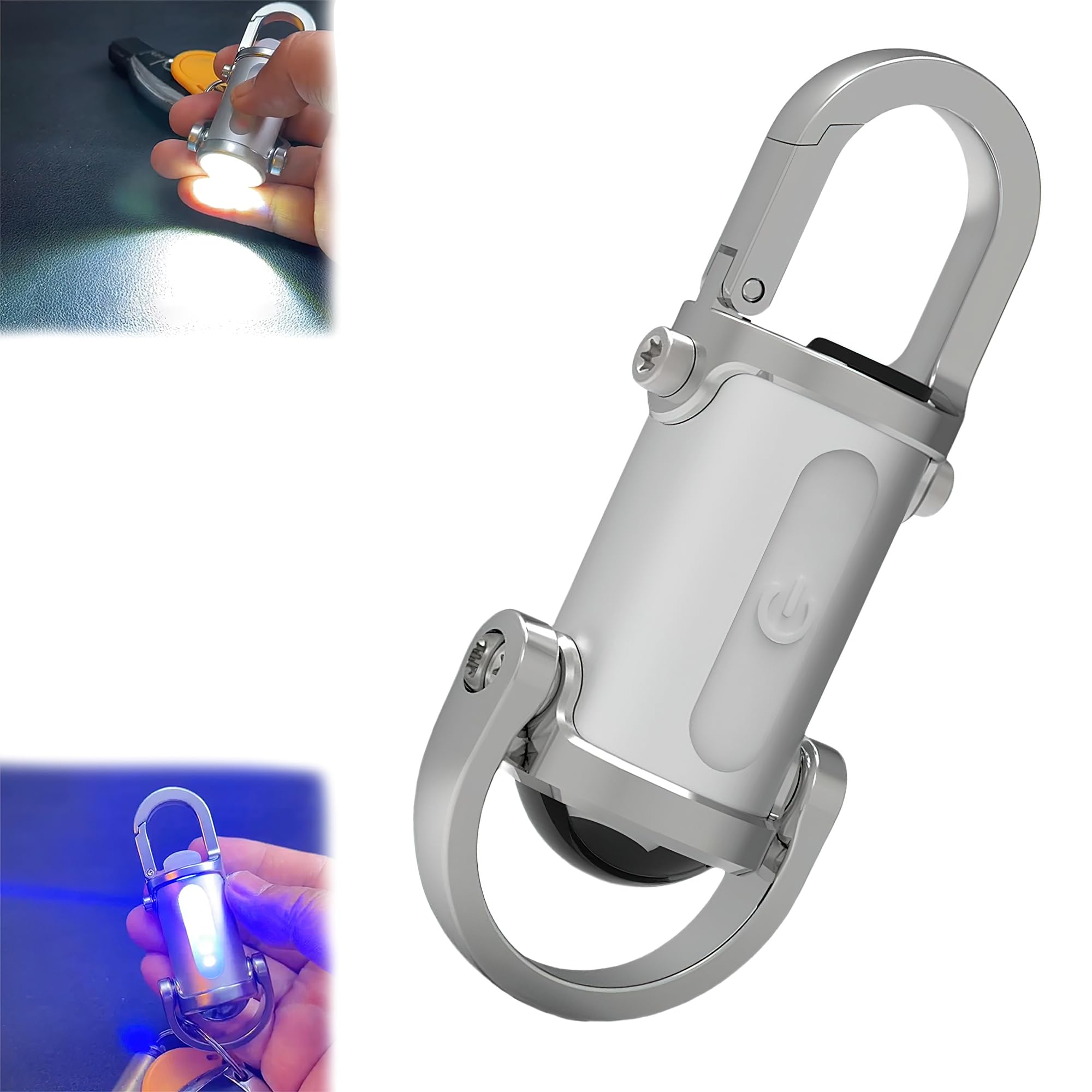 ACMUST Mini Keychain Light - 1200 Lumens Super Bright USB C ...