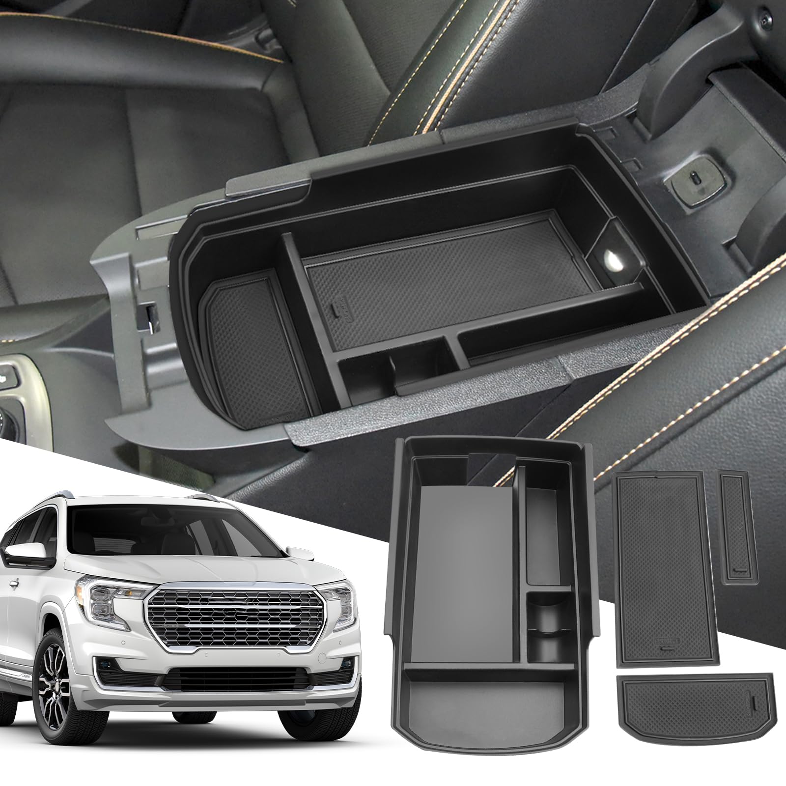 Amazon.com: SXCY for 2023 2024 GMC Terrain Center Console Organizer for ...