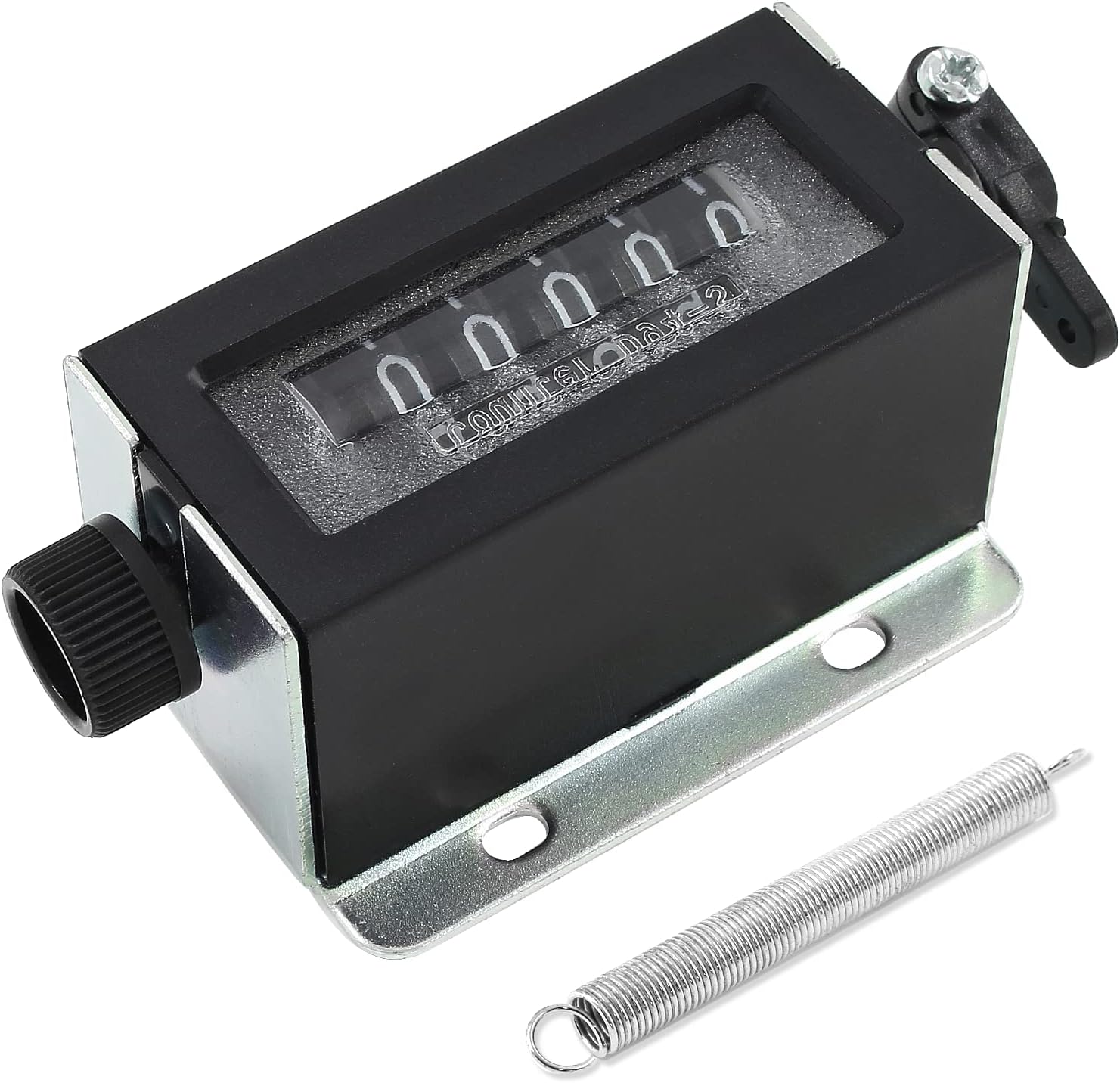 Mecion 6 Digit Mechanical Counter, Resettable Rotary Counter Mechanical ...
