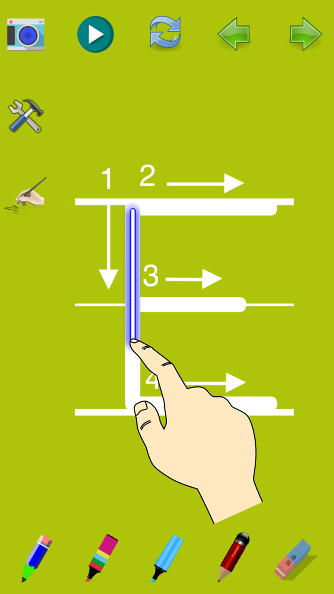 School Fonts Handwriting Styles Wizard - Trace Letters, Capital ...