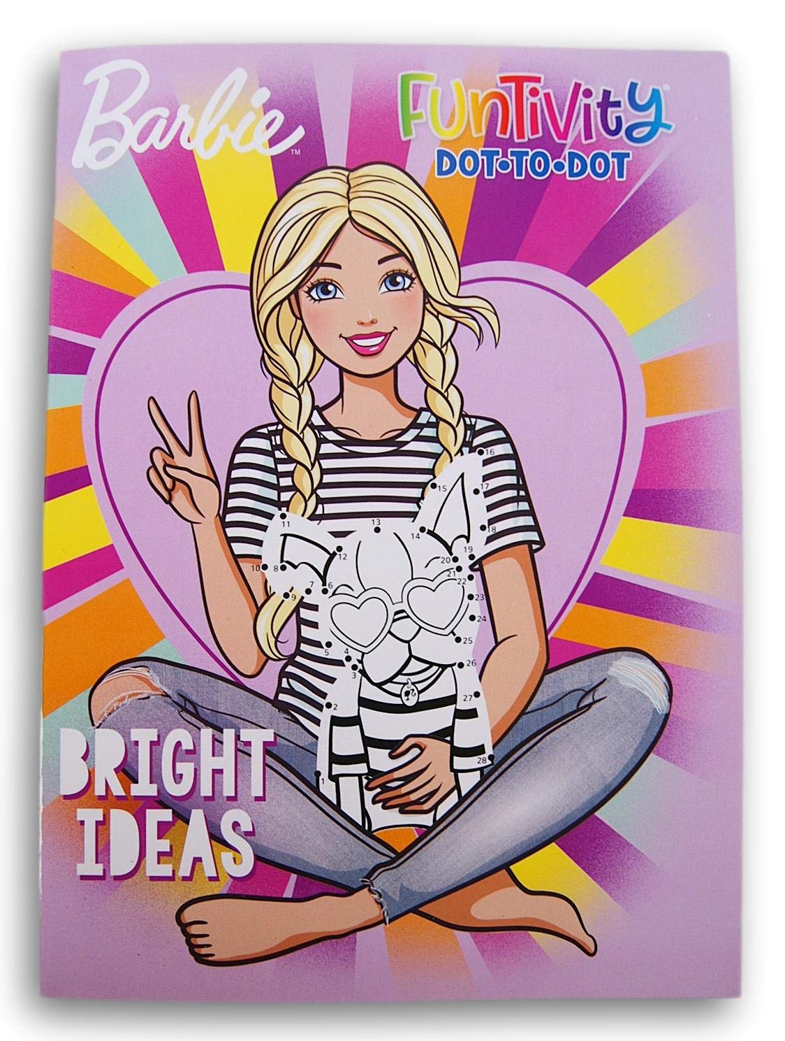Amazon.com: Barbie Dot-to-Dot Coloring and Activity Book - Girls ...