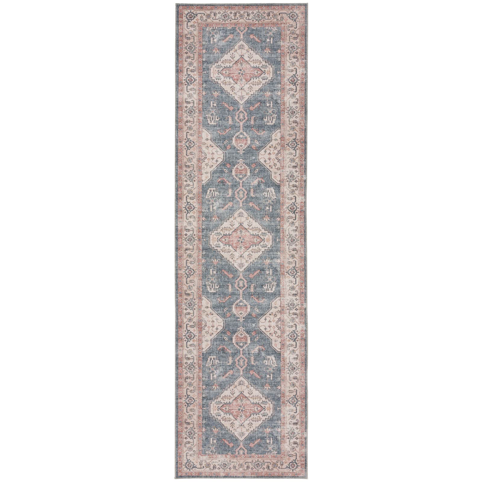 DECOMALL BELIDA Washable Runner Rug, Traditional Non-Slip Long Rugs for ...