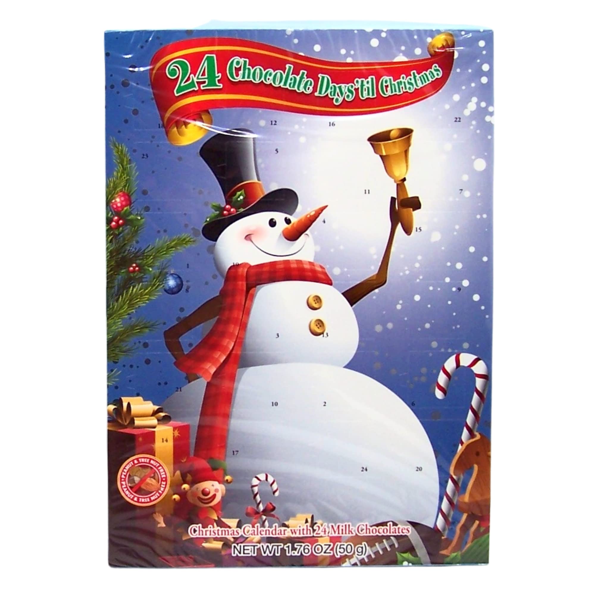 Snapklik.com : Needzo Assorted 2025 Santa Claus And Snowman Christmas ...