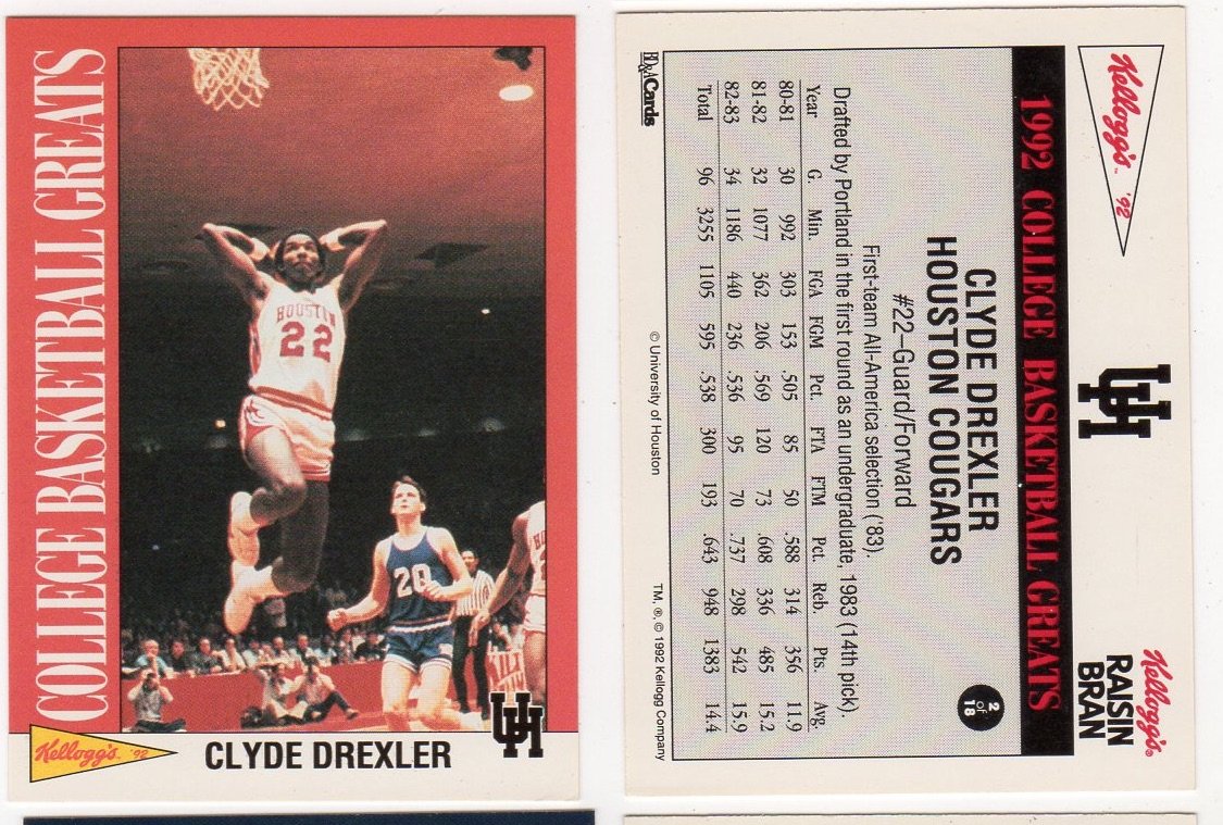 Clyde Drexler Basketball Card