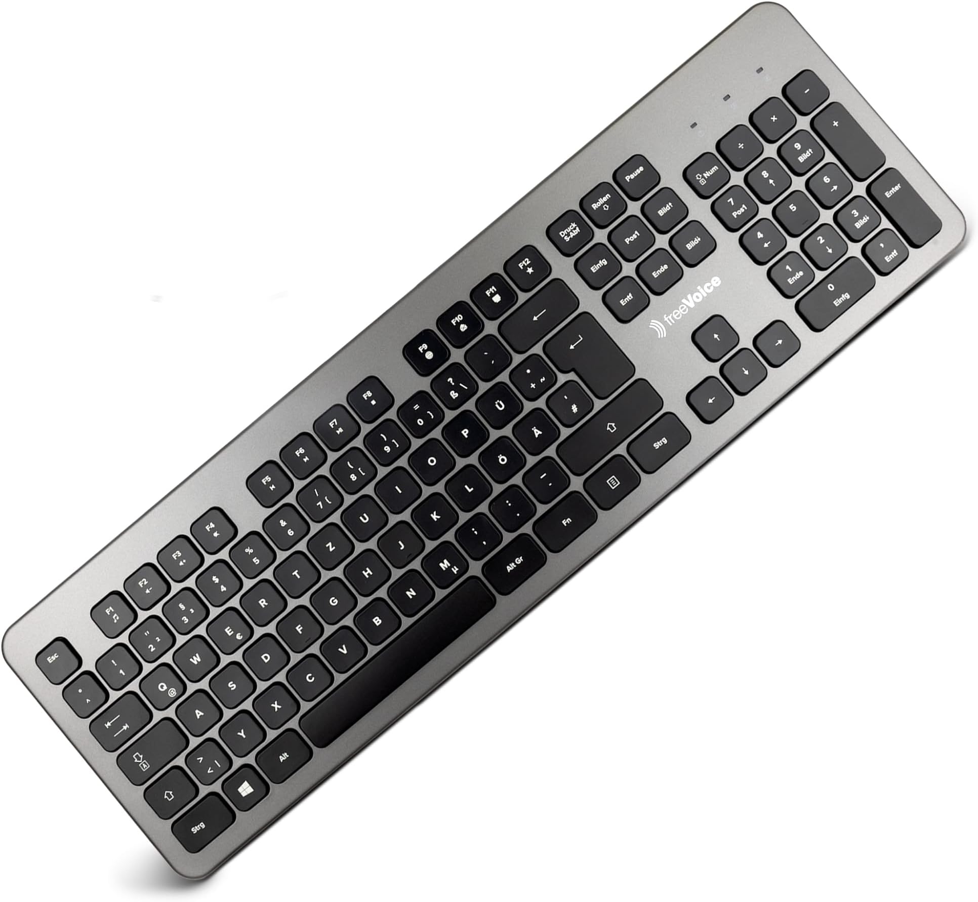 CSL - Wireless 2,4Ghz Tastatur Keyboard im Slim Design - QWERTZ ...