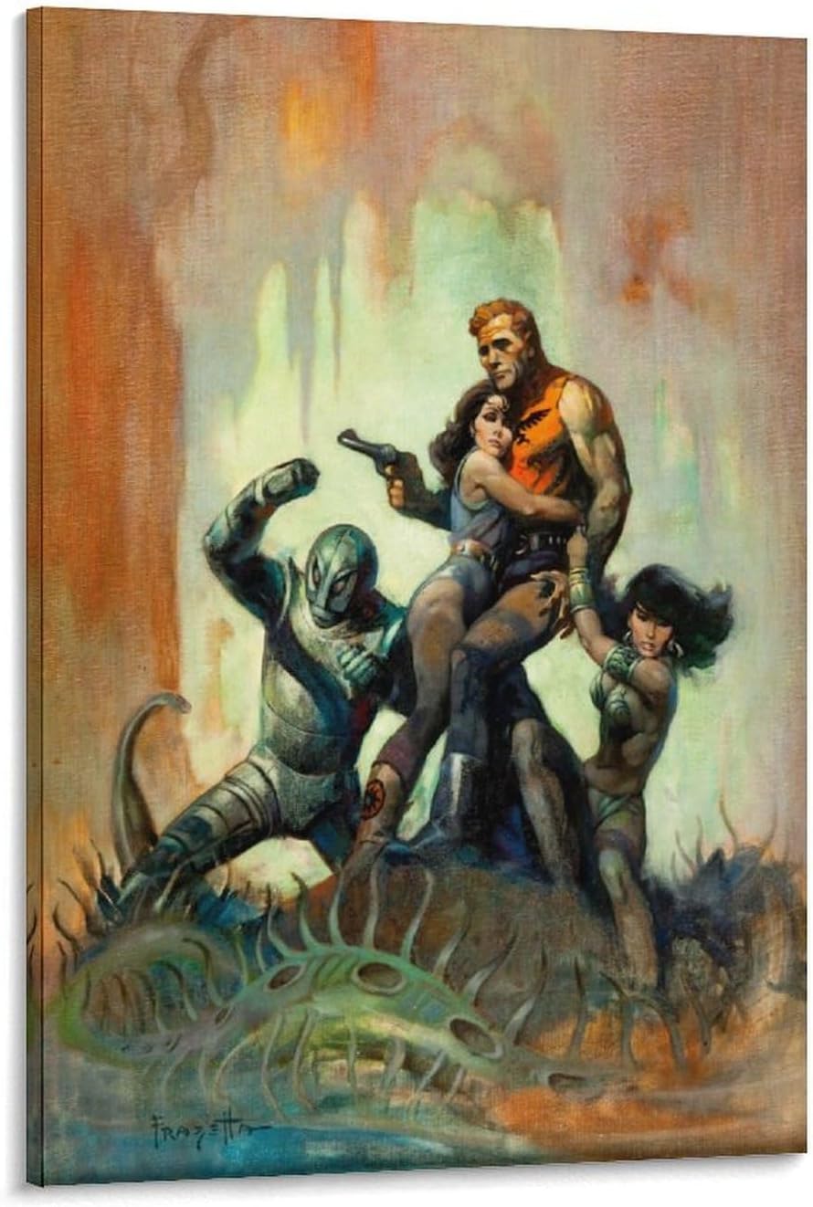 Amazon.com: Frank Frazetta Posters-18 Picture Print Wall Art Poster ...